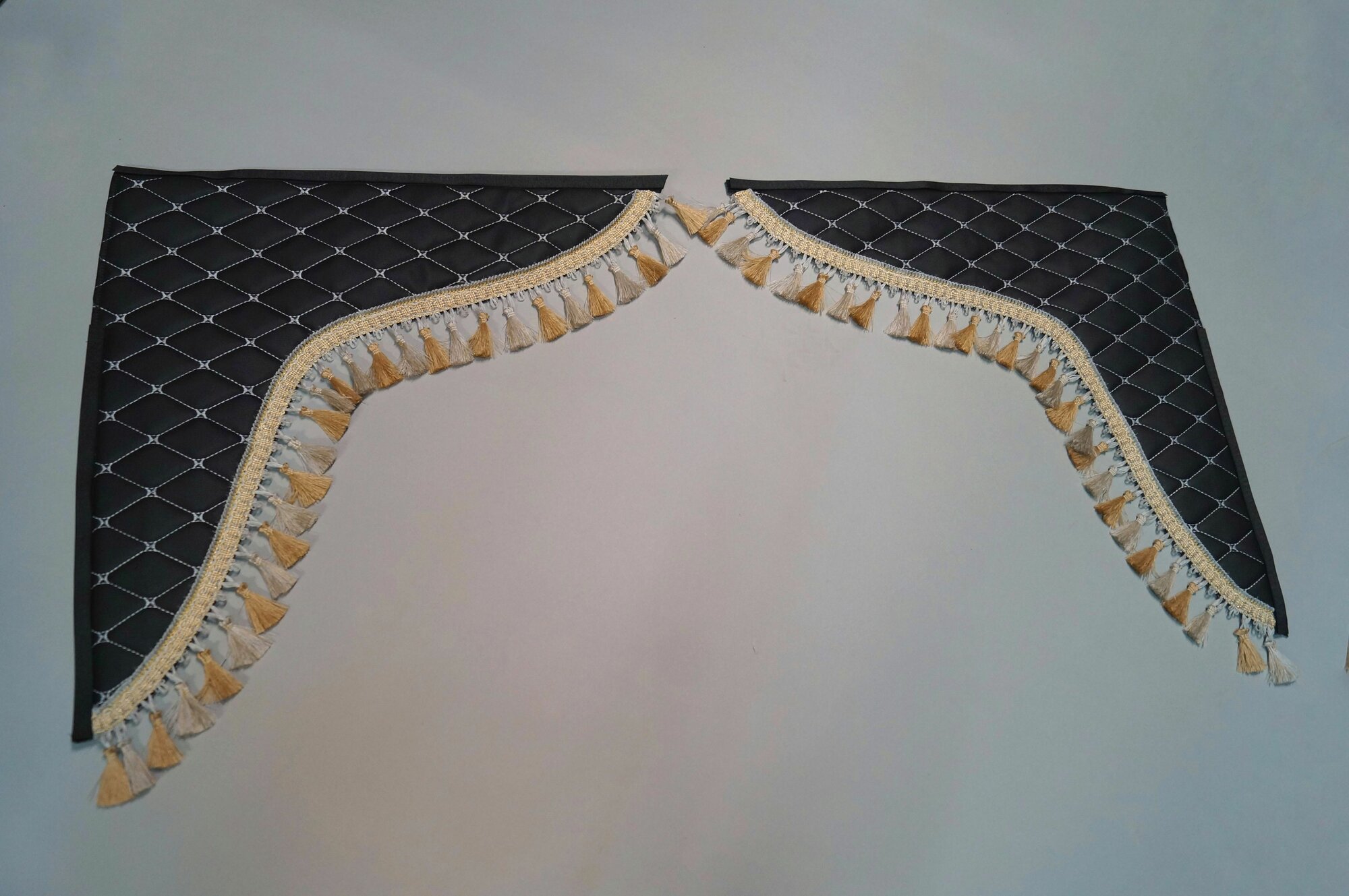 Ламбрекены - Углы (57х57). Белый ромб.