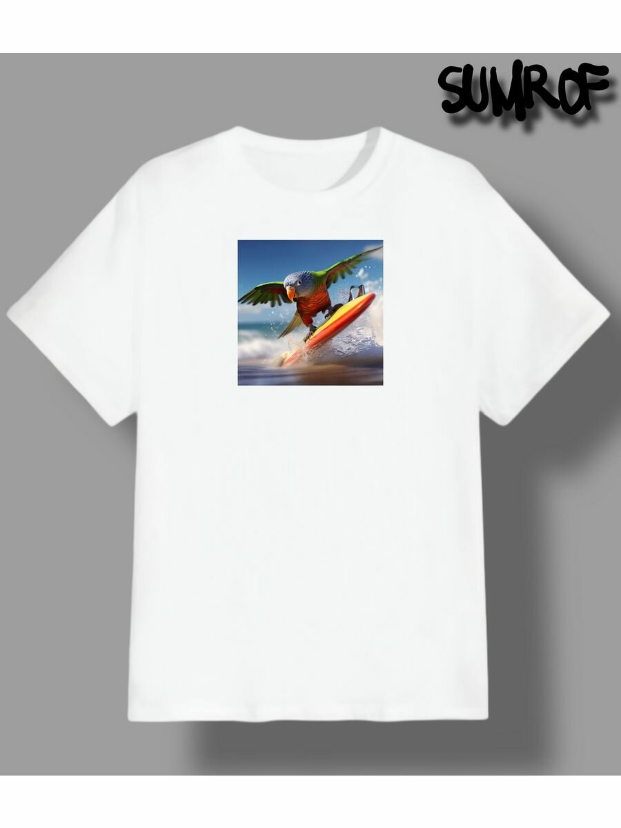 Футболка Попугай