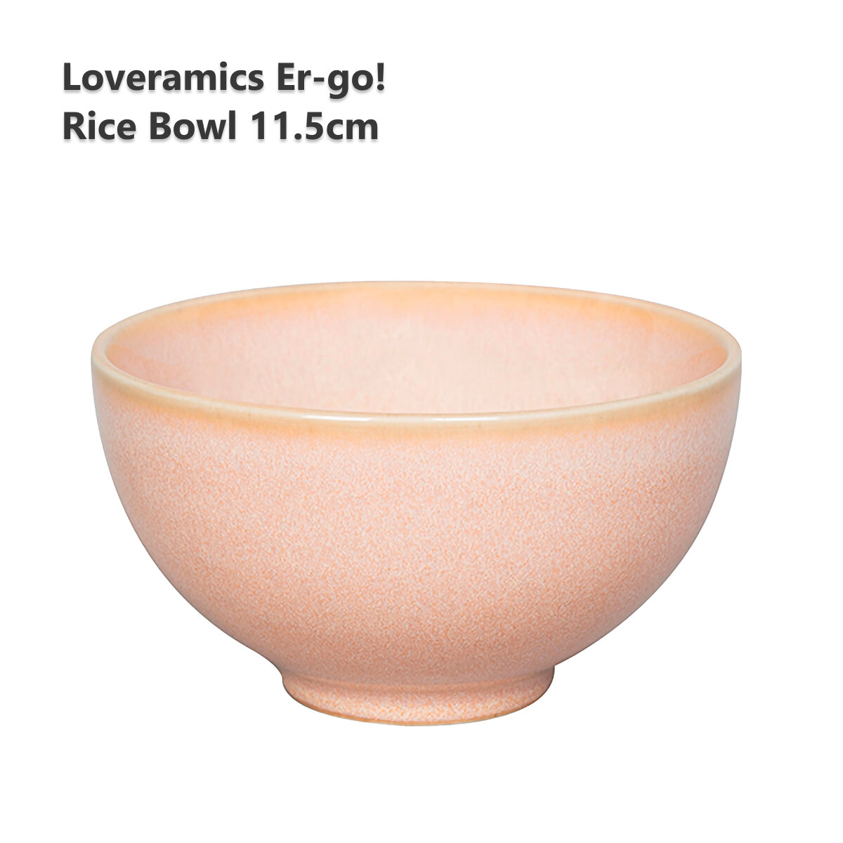 Керамическая пиала Loveramics Er-go! 11,5 см. Rice Bowl (Rose) D068-85B