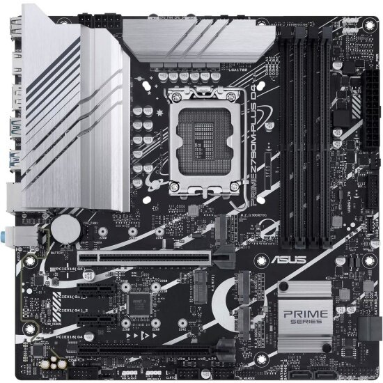 Материнская плата ASUS PRIME Z790M-PLUS, поддержка RAID, DDR5, microATX