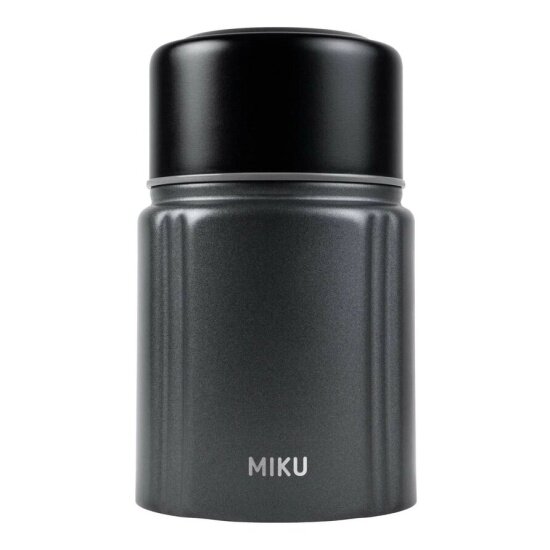 Термос Miku TH-FD-780G для еды, с сумкой, серый, 0,78 л