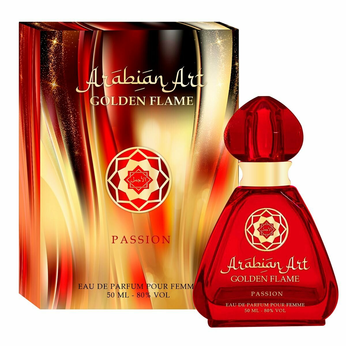 Sergio Nero/Парфюмерная вода Arabian art Golden Flame passion 50мл