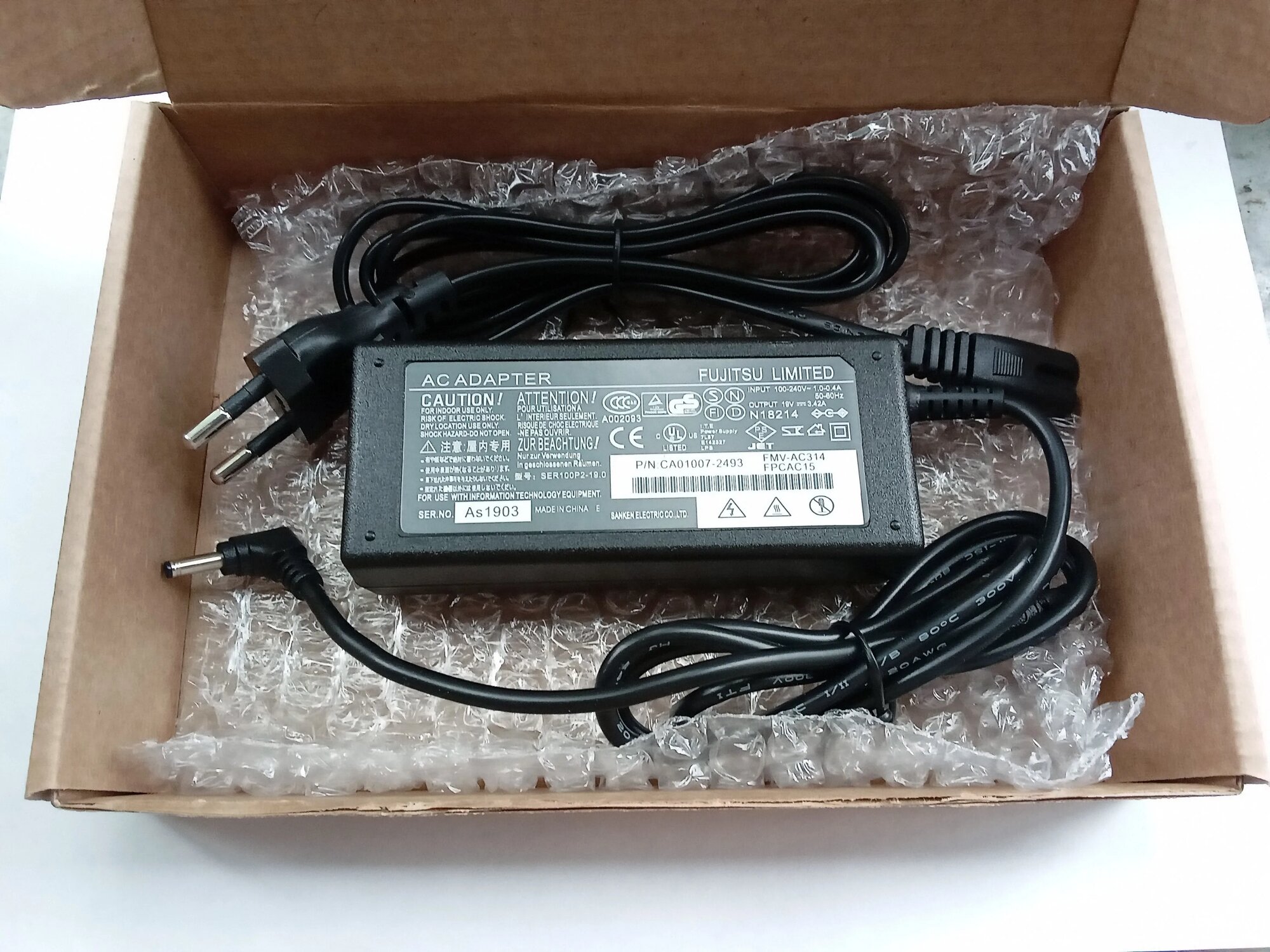 Блок питания для Irbis BlizzardBook 15NBC1000