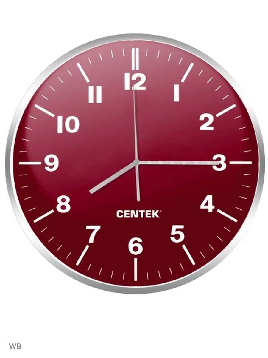 Часы настенные Centek CT-7100 Красный