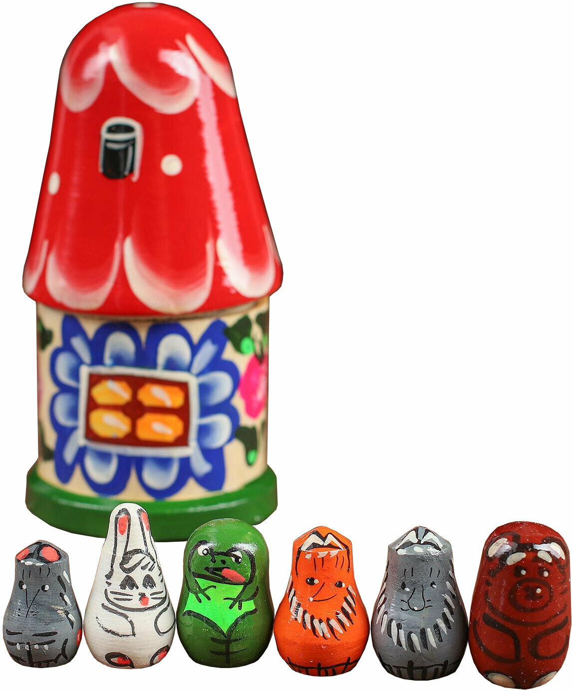 Пальчиковый театр в домике "Теремок" (РНИ)