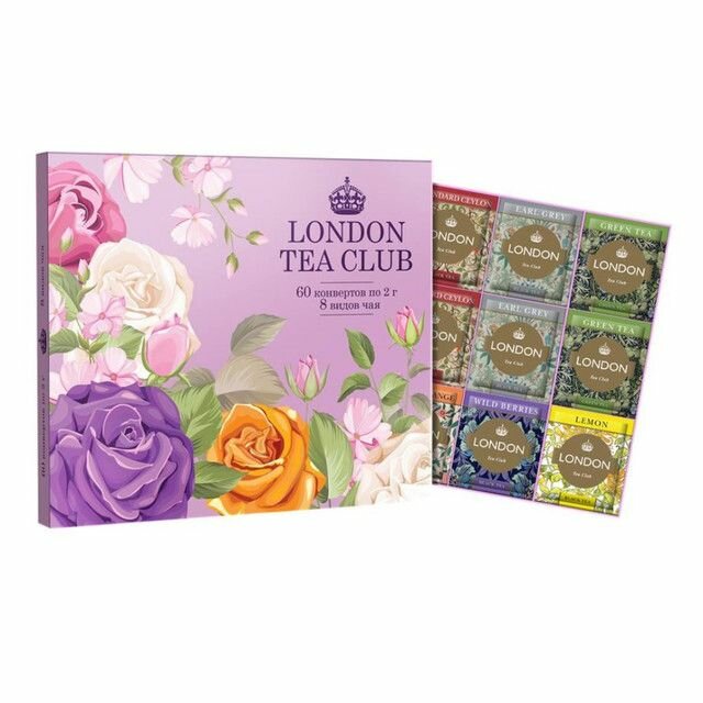 London Tea Club Подарочный набор чая London Tea Club, 60 пак