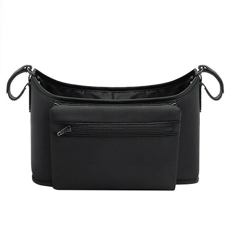 Сумка для хранения коляски Godmy, лен, черная, большая вместительность