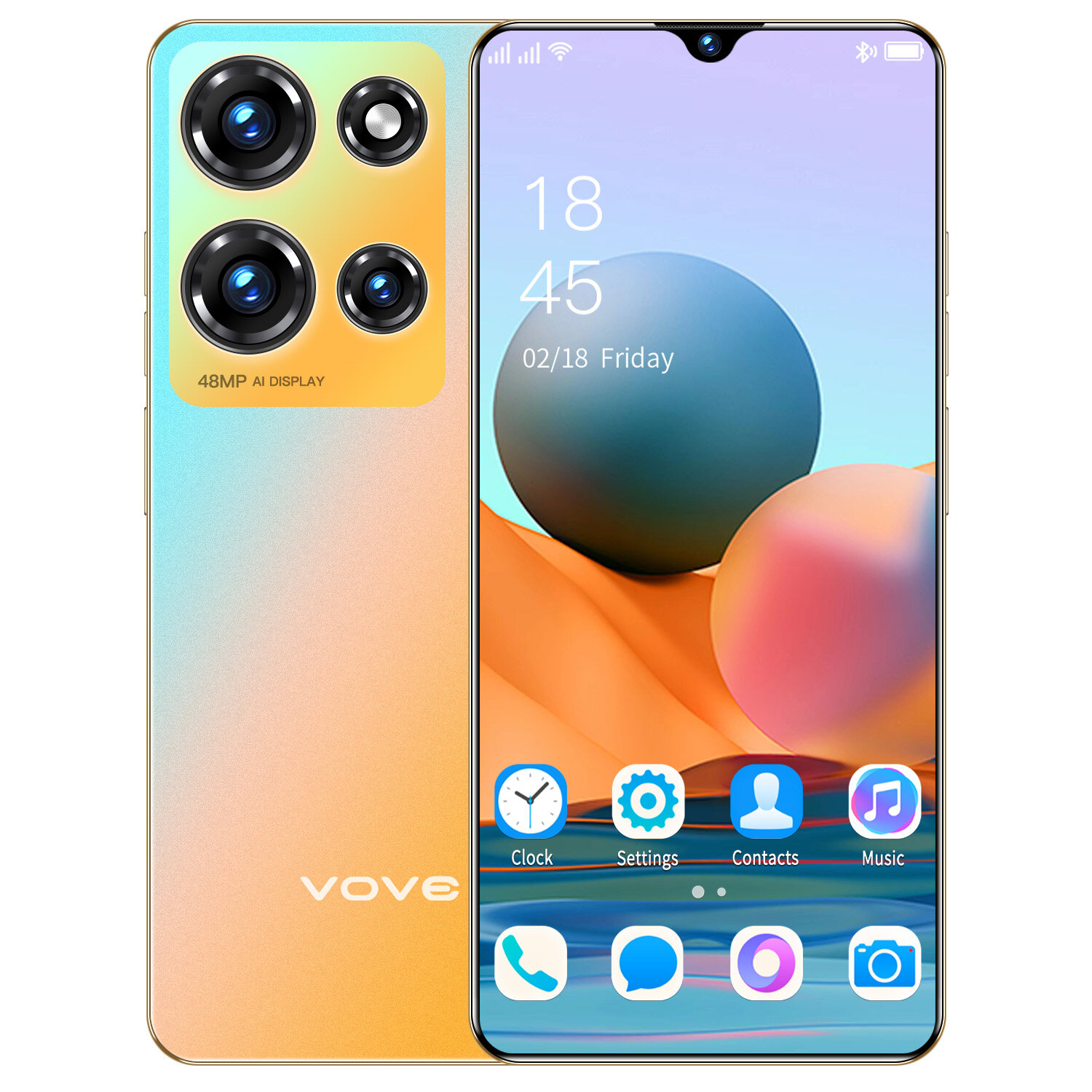 Смартфон Note30i, 8 ядер, 16ГБ ОЗУ, экран 3200x1440, 6,74", 48МП камера