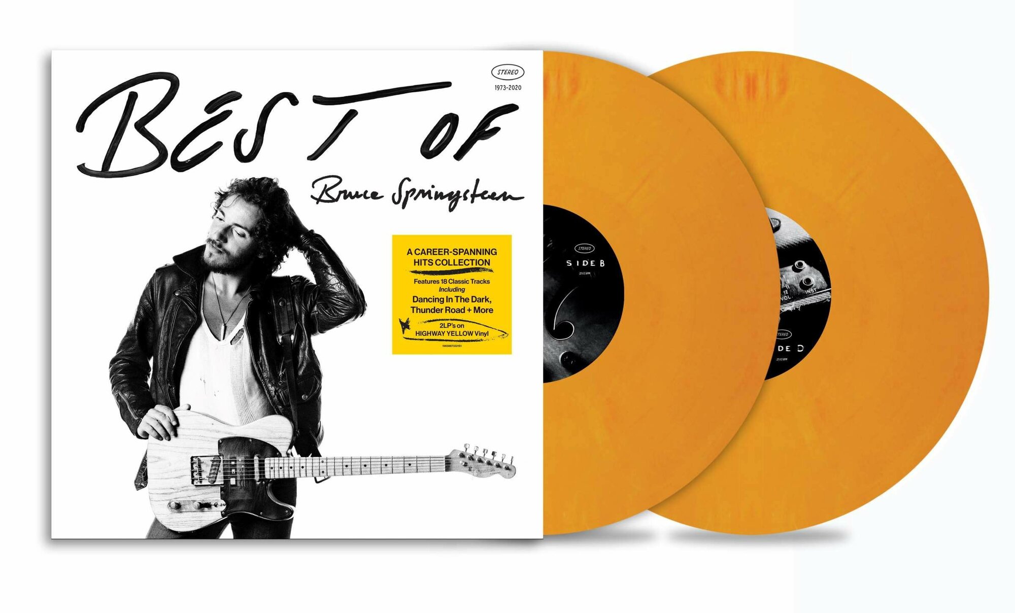 Виниловая пластинка Bruce Springsteen - Best Of Bruce Springsteen (Limited Edition) (Highway Yellow Vinyl) (in Deutschland exklusiv f r jpc!) (2 LP)