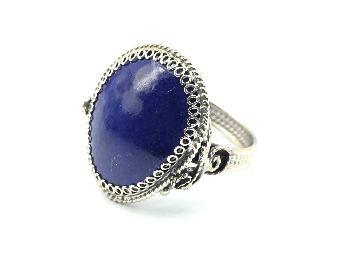 Кольцо, лазурит