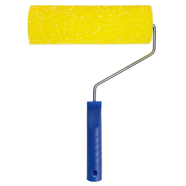 TOOLBERG валик структурный эффект грубый 75/180 мм ручка 6 мм арт.0309101 для штукатурки