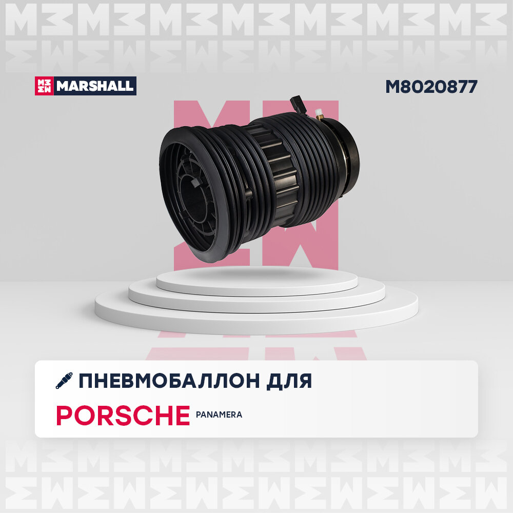 Пневмобаллон (левая/правая задняя) Porsche: Panamera OEM: 97033353316