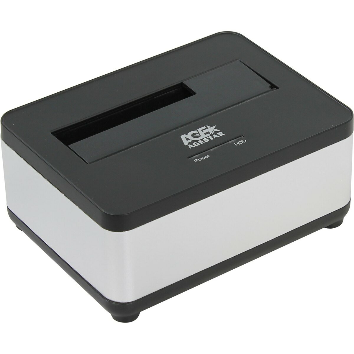 AgeStar <3UBT7-Silver> SATA Docking Station (для подключения 3.5"/2.5"SATA HDD, USB3.0)