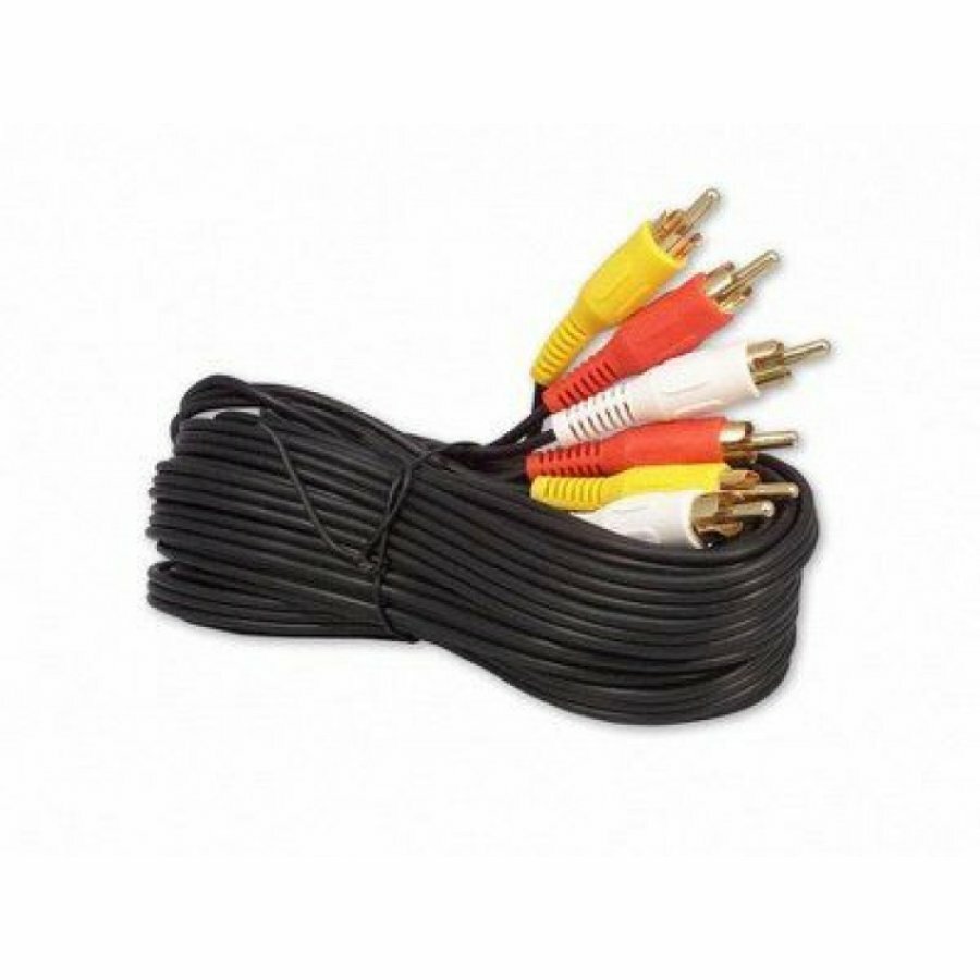 Композитный AV кабель (Composite Cable) (3 RCA x 3 RCA)