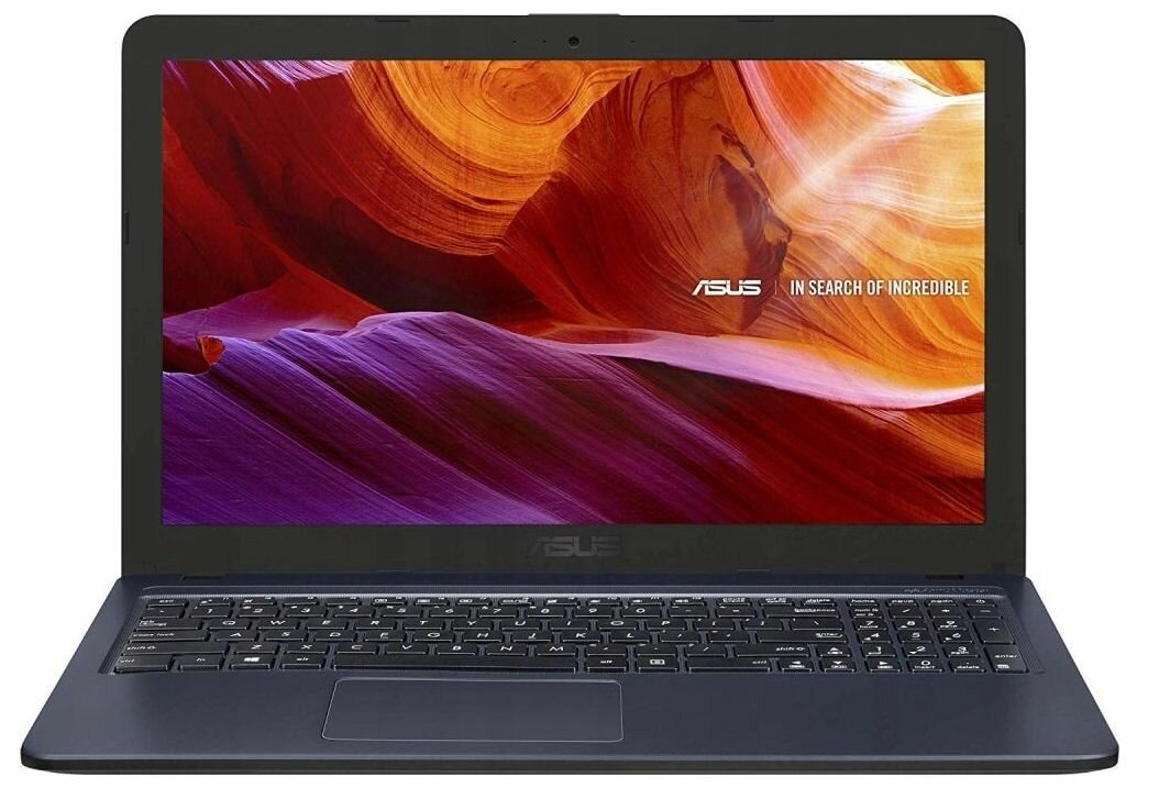 15,6" Ноутбук Asus Laptop 15 D543MA-DM1328T (90NB0IR7-M25570) черный - 1920x1080, TN, Intel Celeron N4020, ядра: 2 x 1,1 ГГц, 4 ГБ, SSD 128 ГБ, Intel UHD Graphics 600, Windows 10 Home