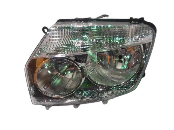 Фара левая RENAULT DUSTER 2010- CHROME W/O CABLE TYC арт. 20-c478-b5-2b