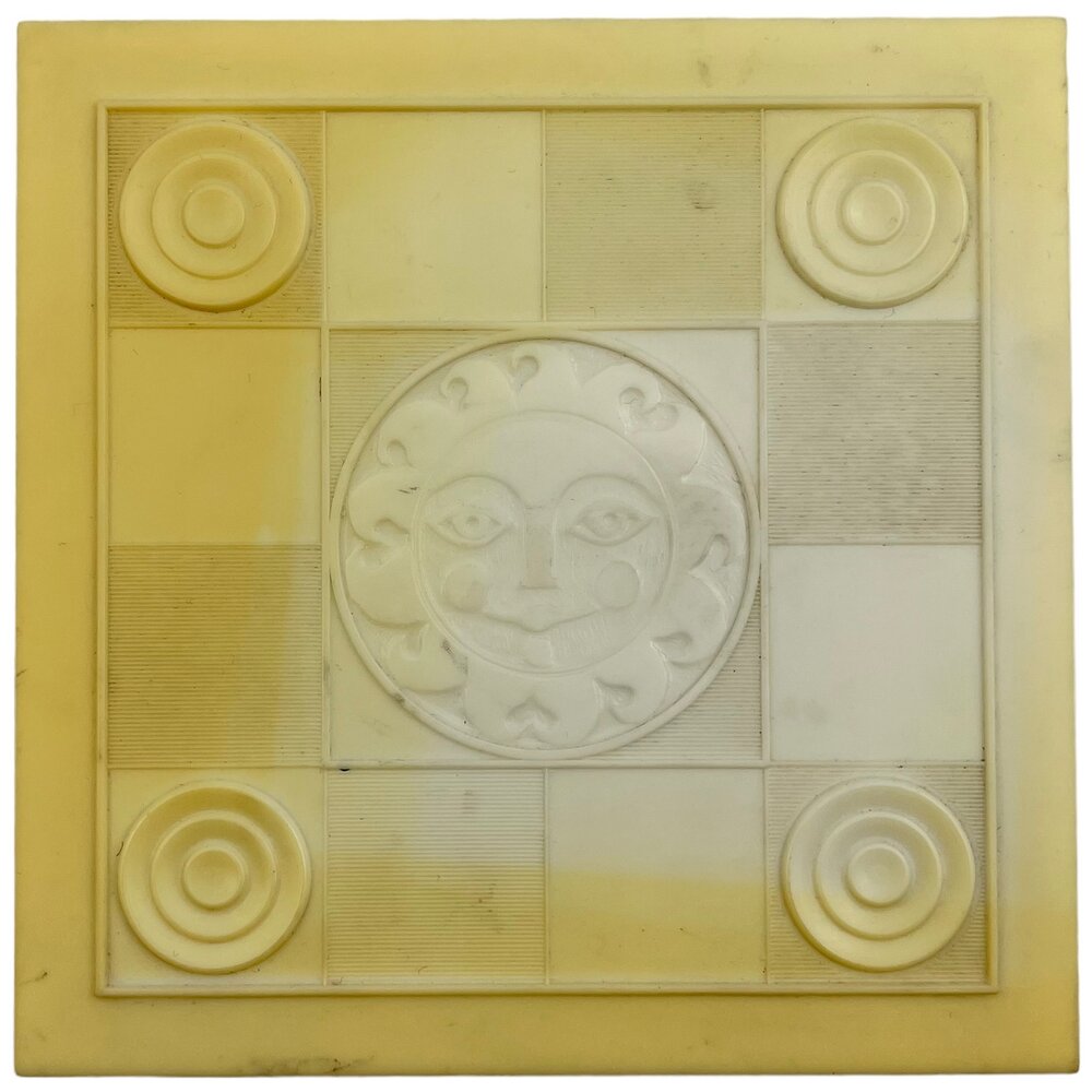 Шашки (красные/белые), в коробке, с мягкой доской, пластмасса, 1970-1980 гг, СССР