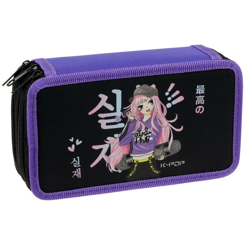 Пенал 3 отделения, 190*110 ArtSpace "My style", ткань, 368176