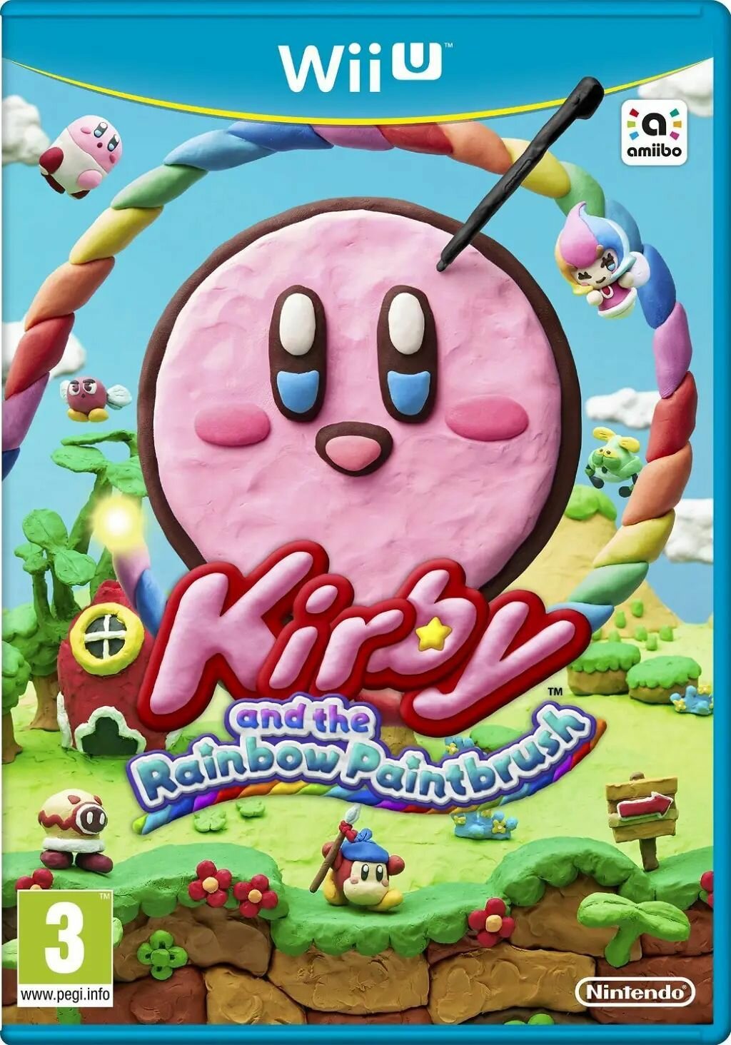 Игра Kirby and the Rainbow Paintbrush (Диск, Nintendo Wii U, Английская версия)