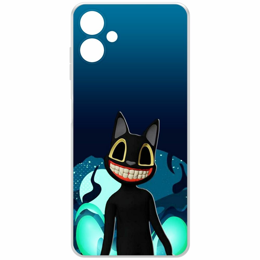 Чехол-накладка Krutoff Clear Case Хаги Ваги - Картун Кэт для Samsung Galaxy A06 (A065)