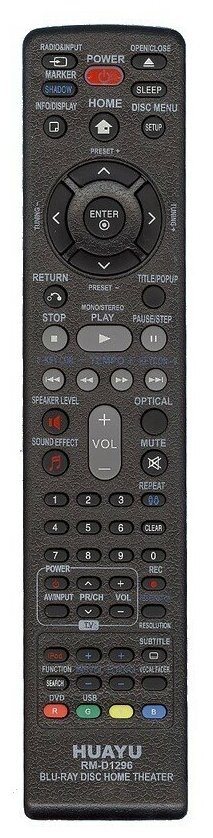 Пульт универсальный Huayu для LG RM-D1296 для домаш. кинотеатров