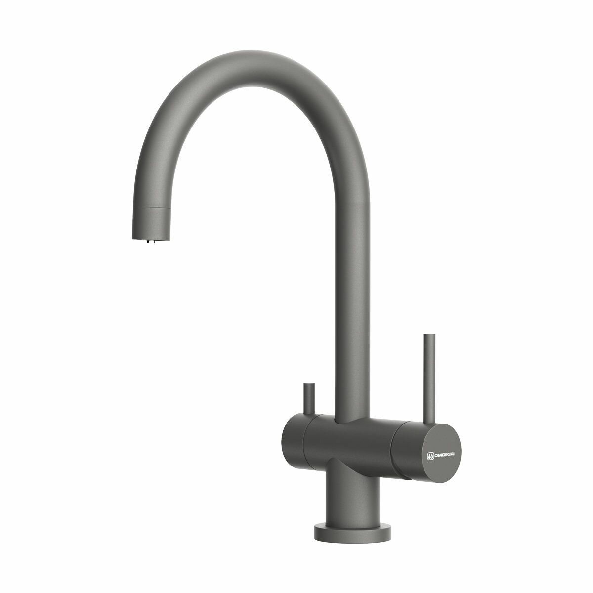 Смеситель для кухни OMOIKIRI Yamada-P-PL с подключением фильтра / платина