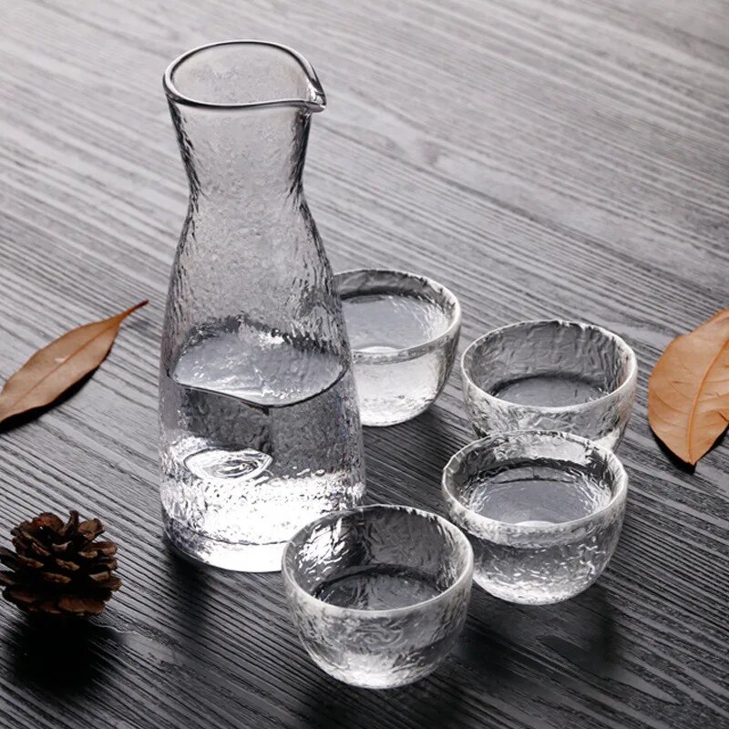 Стеклянная чашка для чая и саке 50мл, 5.5x4x2.5см, Цвет: 1Cup — фото 1