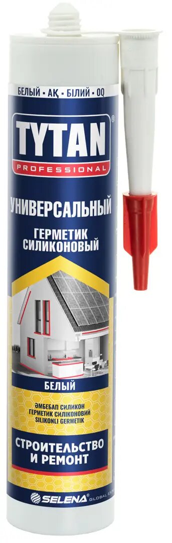 Герметик силиконовый Tytan уксусный универсальный белый 280 мл