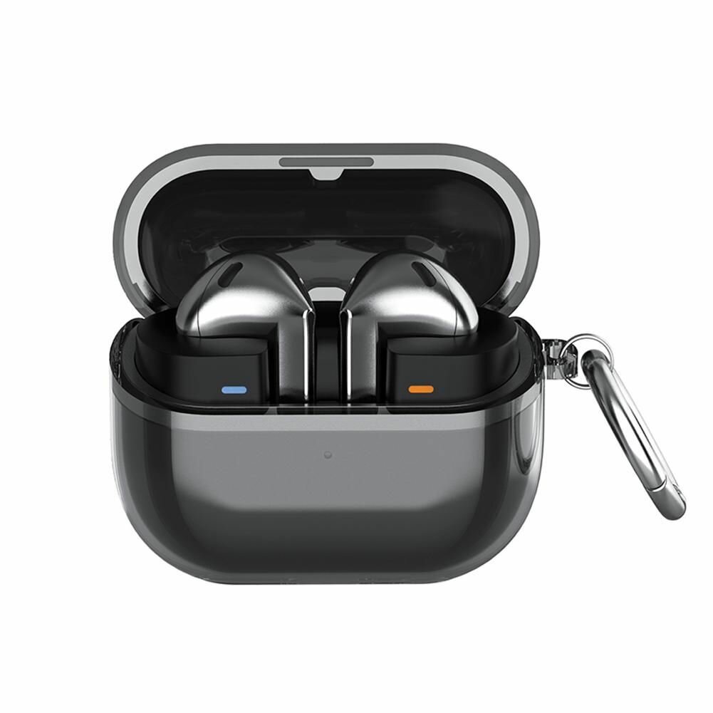 ТПУ материал защитный чехол для наушников Samsung Galaxy Buds3 pro/Buds2/live с брелоком