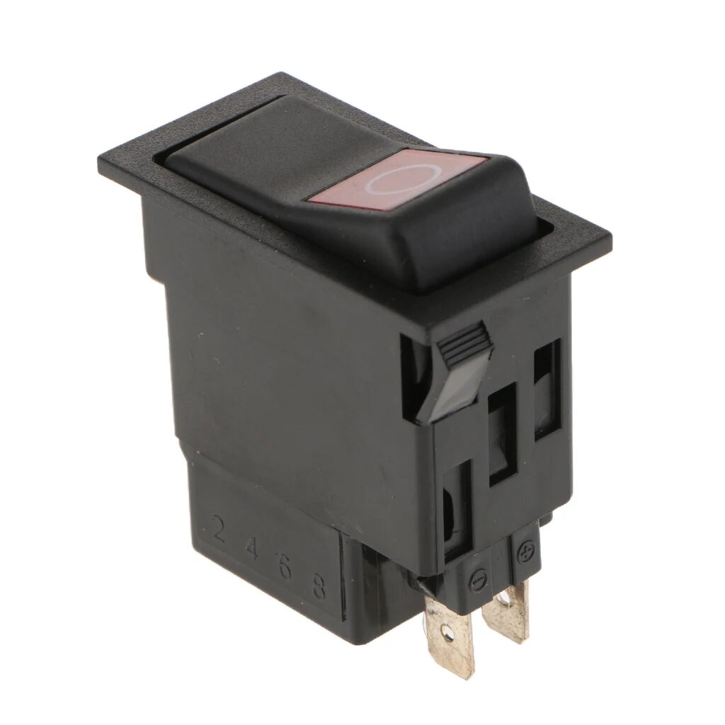 DC12V-24V 2-контактный переключатель вкл/выкл с крассветильник кой для грузового автомобиля