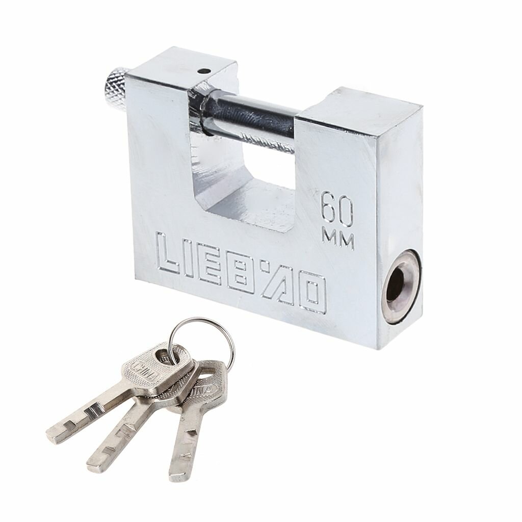 Стальной антивандальный замок, 60mm