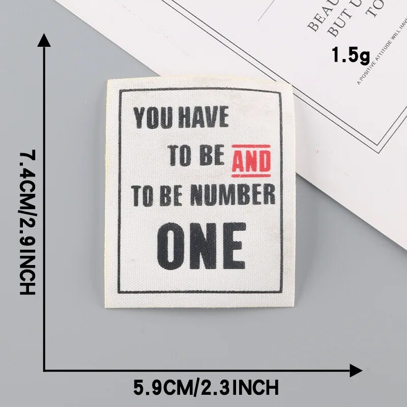 Вышитые тканевые патчи Белый, BU342-12