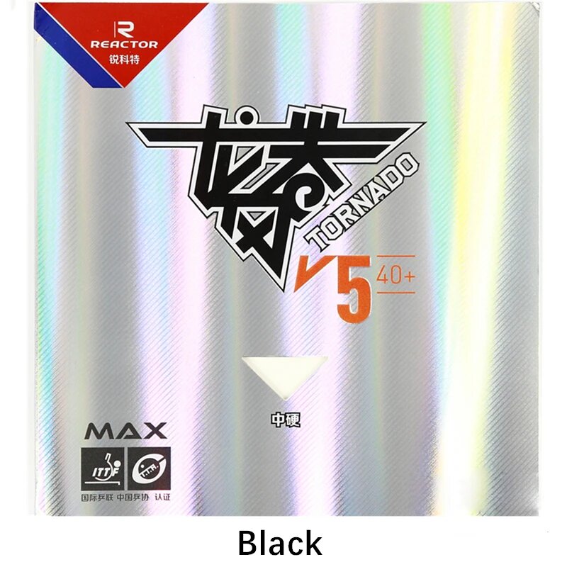 Резиновая петля для настольного тенниса Reactor TORNADO V5 Черный, 1pcs black V5