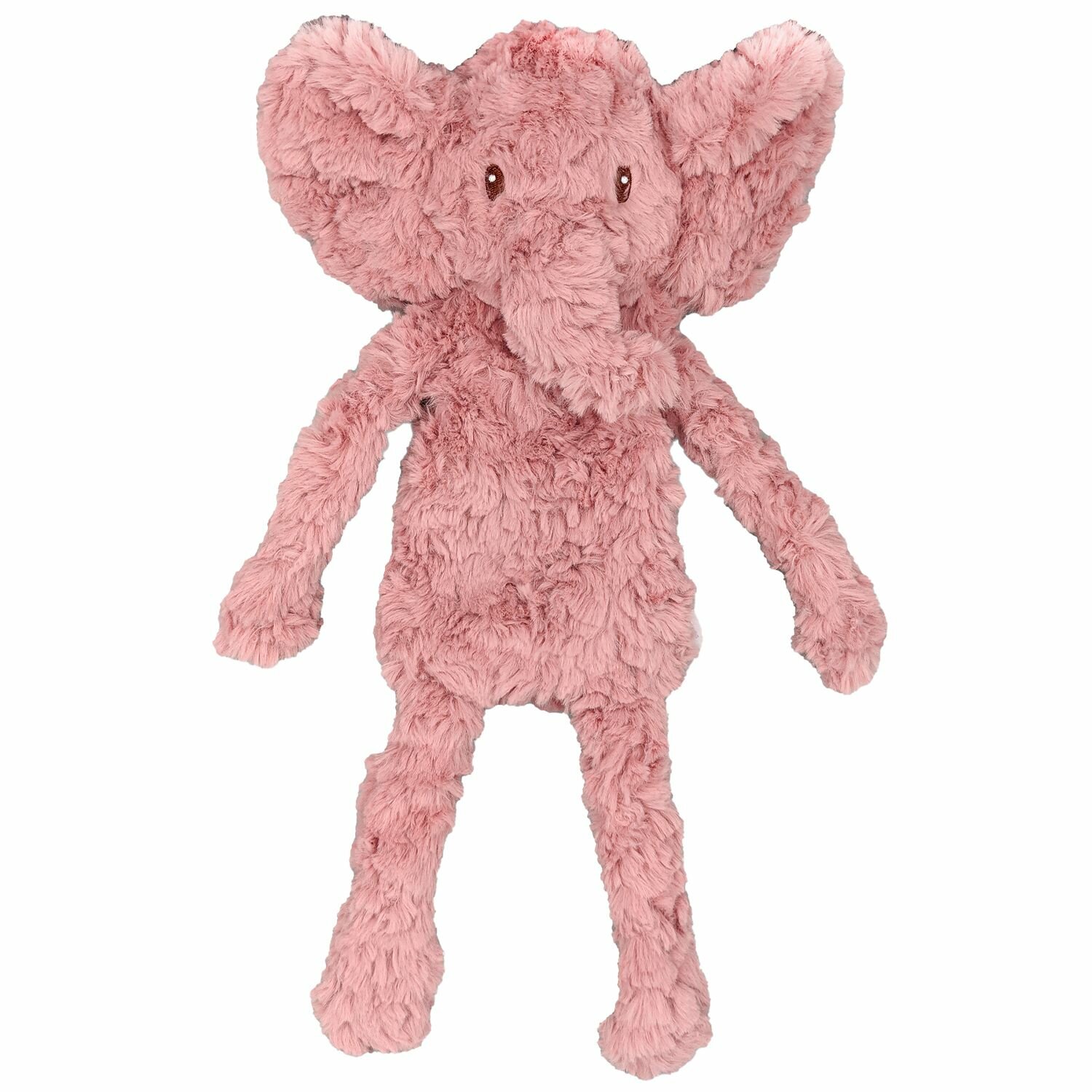 Игрушка MY DOG Слоник-Шуршалка, для собак, с кармашком, 40см, розовая