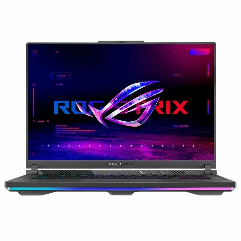 16" Ноутбук Asus ROG Strix G16 G614JI-N4181 (90NR0D41-M00V20) серый - 2560x1600, IPS, Intel Core i7-13650HX, ядра: 14 x 2,6 ГГц, 32 ГБ, SSD 1024 ГБ, NVIDIA GeForce RTX 4070 (8 Гб), Windows 10 Pro
