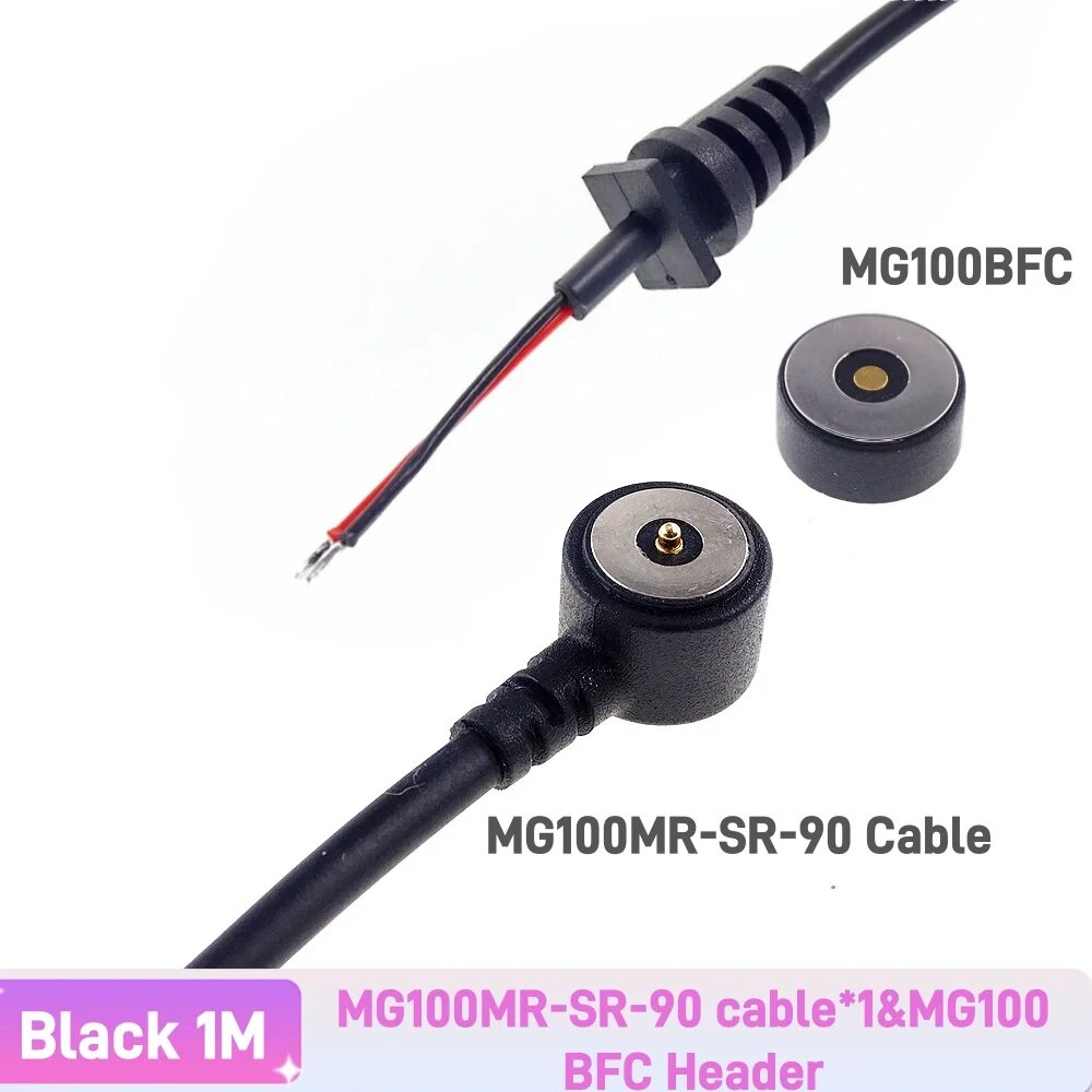 2 провода, открытый магнит постоянного тока, подпружиненный разъем Pogo Pin, быстрая зарядка, магнитный прибор, USB-кабель, 12 В, 3 А, шнур питания 1,0 метра