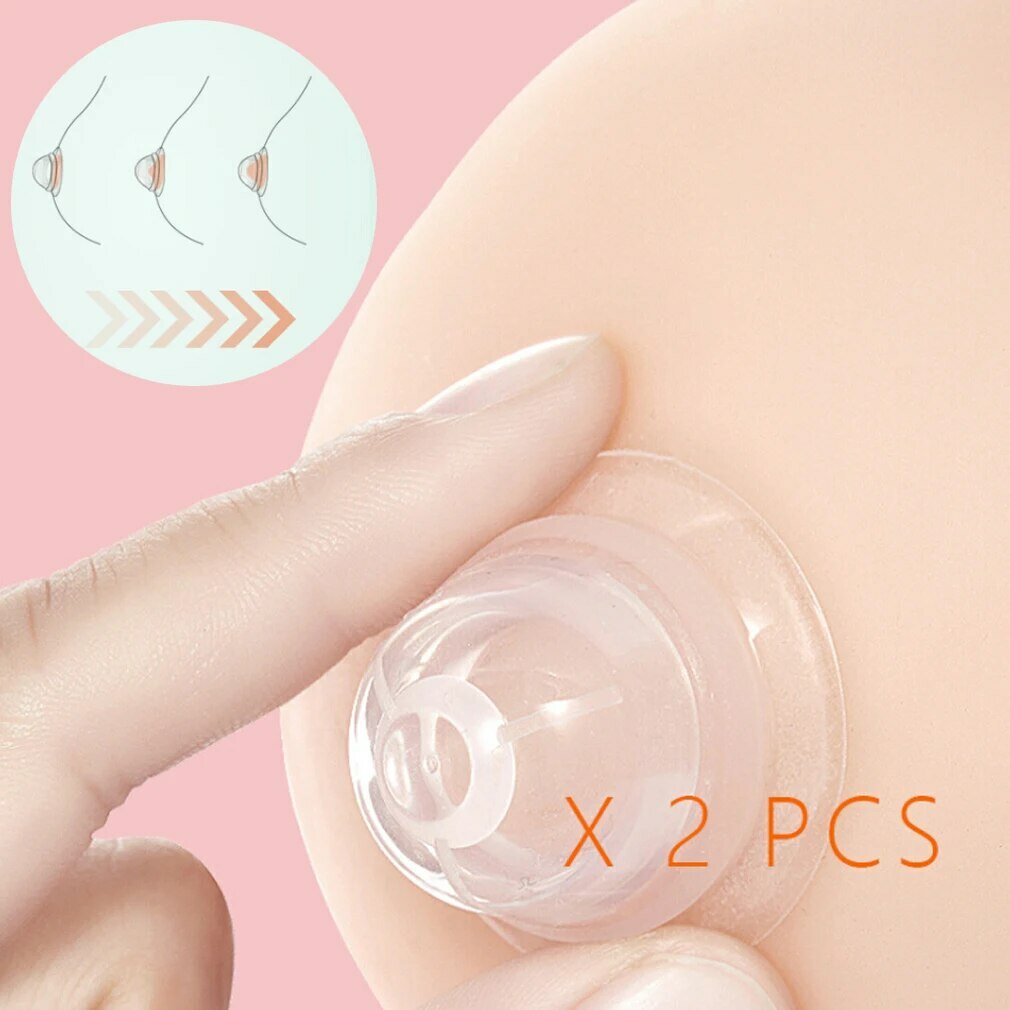 【HOT】 Силиконовый корректор сосков Niplette Nipple Shield Sucker Corrector Flat 2PCS Baby Nipple