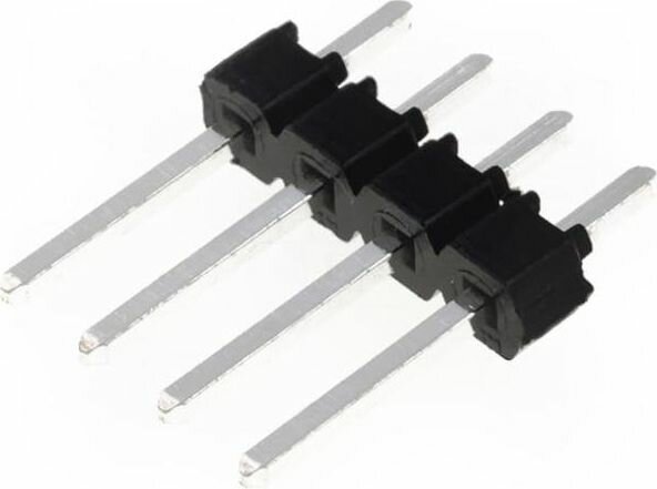 Штыревая планка MOLEX 901200124 штыревой C-Grid III "папа" PIN: 4 прямой ТНТ 1шт