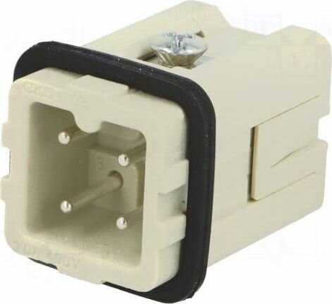 Разъем ILME CKSM 03 (CKSM03) HDC "папа" CKS PIN 4 3+PE размер 21.21 10А 400В 1шт