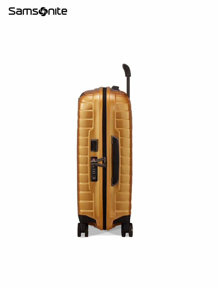 Чемодан Samsonite, 44 л, размер S, желтый — фото 1