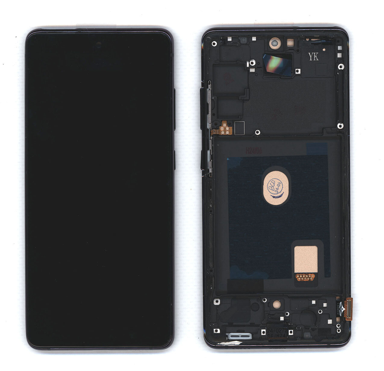 Дисплей (модуль) для Samsung Galaxy S20 FE SM-G780F в сборе с тачскрином и рамкой TFT синий