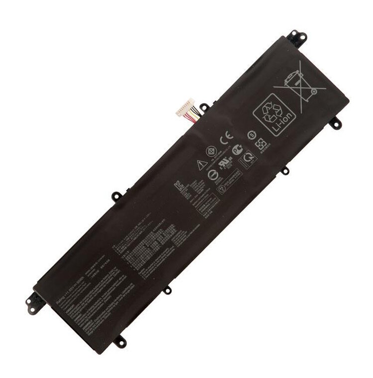 Аккумулятор для Asus ZenBook S13 UX392, UX392FA, UX392FN (C31N1821), 50Wh, 4400mAh, 11.55V