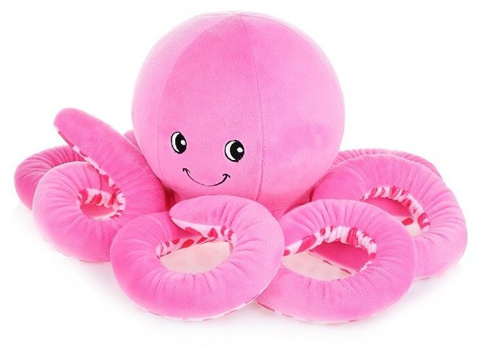 Мягкая игрушка Осьминог (35см, розовый) 151412, (ЗАО "Фирма Мальвина")