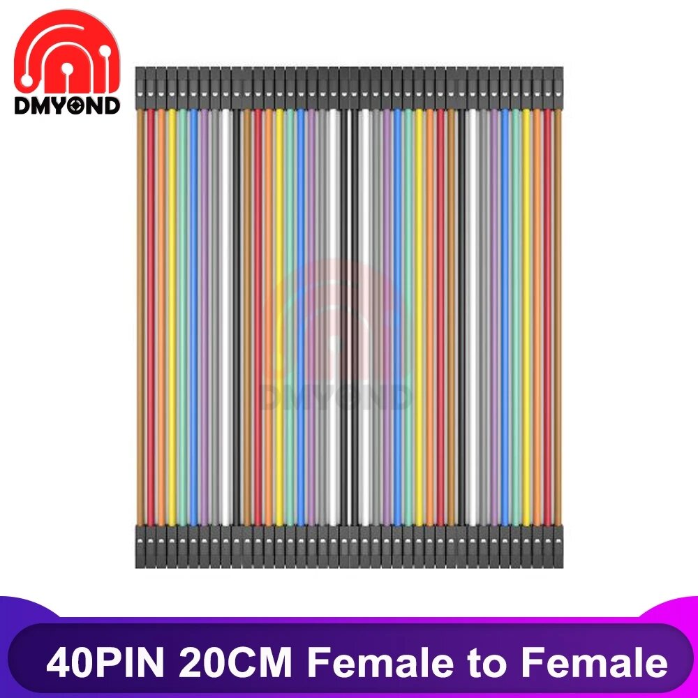 Dmyond медные jumper кабели Dupont 2PIN 3PIN 4PIN 5PIN 10PIN 40PIN 10/20/70 см female to female