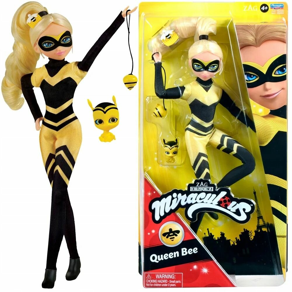 Кукла Playmates Toys - Кукла королевы пчел из Ледибаг и Кот Нуар - 50003