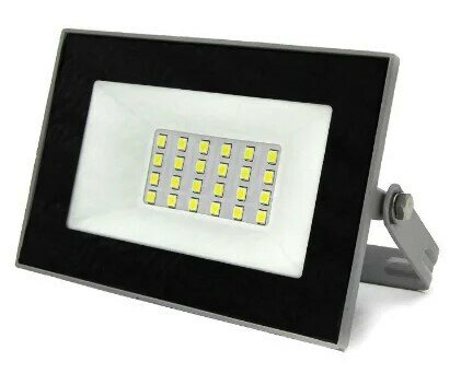 Прожектор 30W 4200К Нейтральный свет 3000Лм 30Вт 220-240В 120x90x26мм 180г Корпус серый Foton Lighting