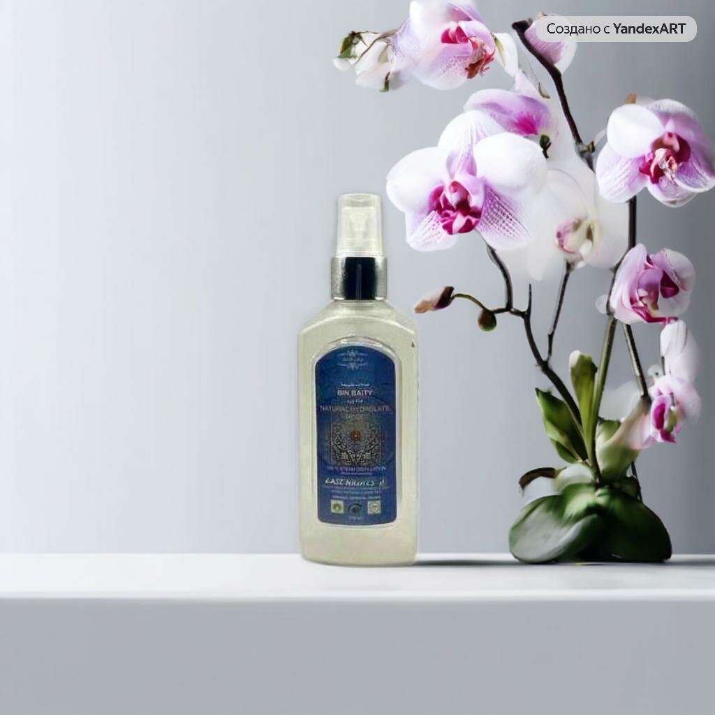 Розовая вода East Nights Bayti, гидролат, натуральный, без спирта, парабенов, 175мл