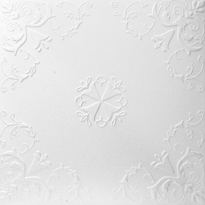 Потолочная плитка "Колокольчик" 6 кв. м,24 шт/Экструдированная/Пенопласт