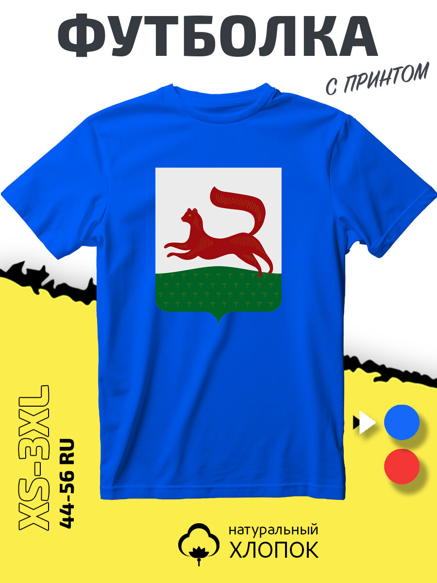 Футболка с принтом герб города Уфа