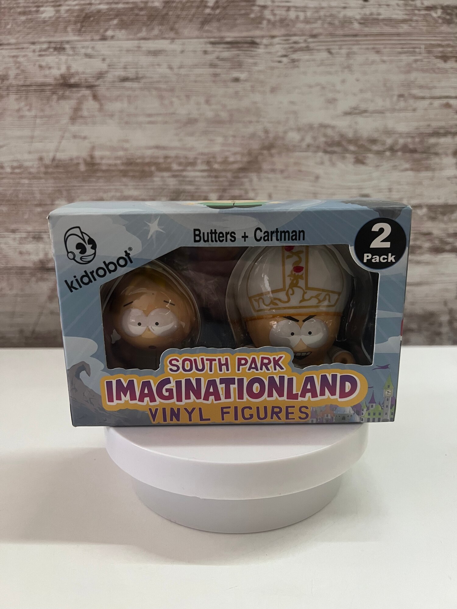 Набор фигурок Баттерс и Картман, Южный Парк, South Park Imagination Land, Batters + Cartman vinyl Figures, 6 и 8 см, от Kidrobot